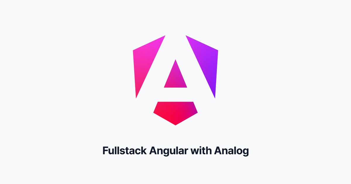Fullstack Angular with Analog